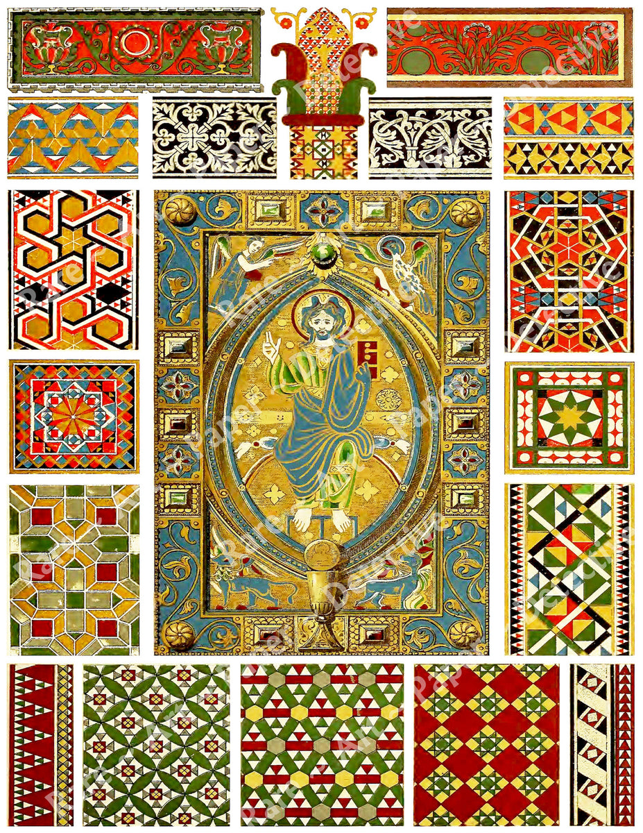 Byzantine Empire Graphics & Designs #1, Sticker Sheet, Junk Journal an ...